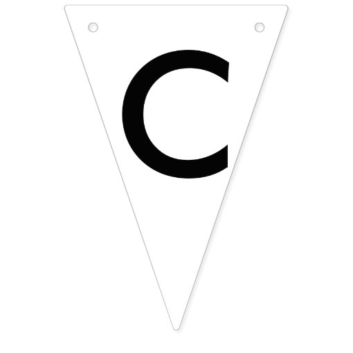 Custom Personalized Bunting Banner Triangle | Zazzle