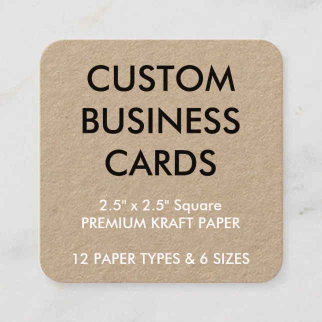 Custom Personalized Business Cards Blank Template | Zazzle