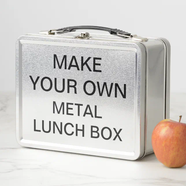 Custom Personalized Classic Metal Lunch Box | Zazzle