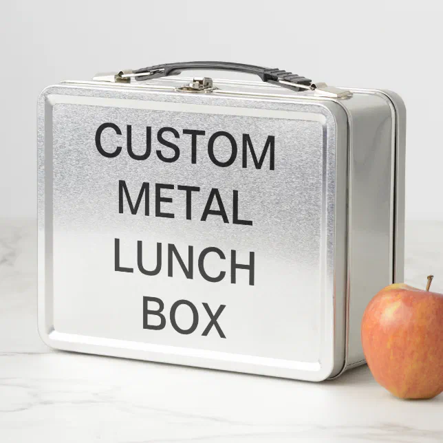 Custom Personalized Classic Metal Lunch Box | Zazzle