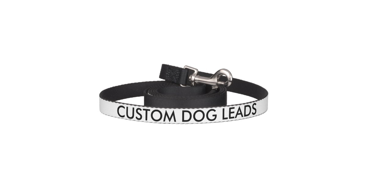 Custom Personalized Dog Lead Leash Blank Template | Zazzle