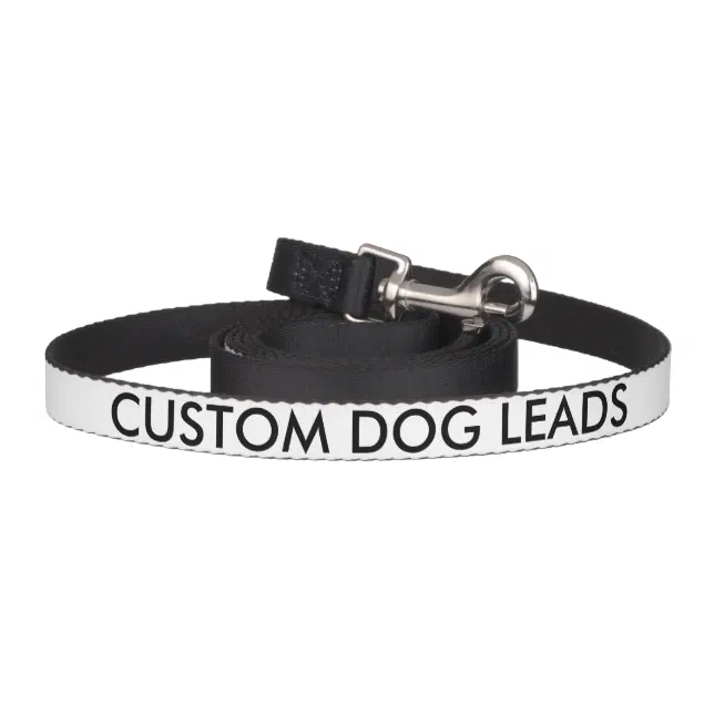 Custom Personalized Dog Lead Leash Blank Template | Zazzle