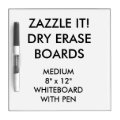 Custom Personalized Dry Erase Board Blank Template | Zazzle
