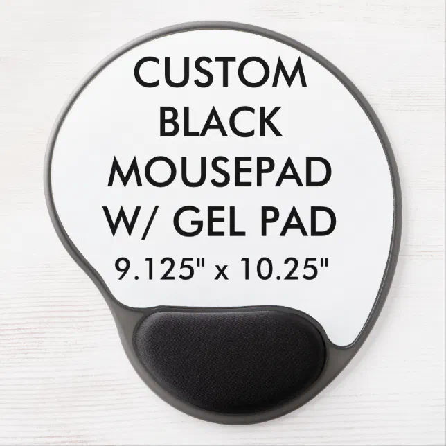 Custom Personalized Ergonomic Mousepad w/ Gel Pad | Zazzle