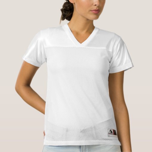 Custom Personalized Football Jersey Blank Template | Zazzle