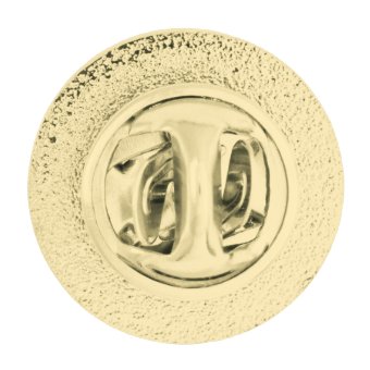 Custom Personalized Gold Plated Round Lapel Pin | Zazzle