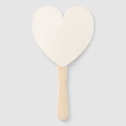 Custom Personalized HEART WEDDING FANS Template | Zazzle