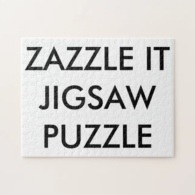 Custom Personalized Jigsaw Puzzle Blank Template | Zazzle