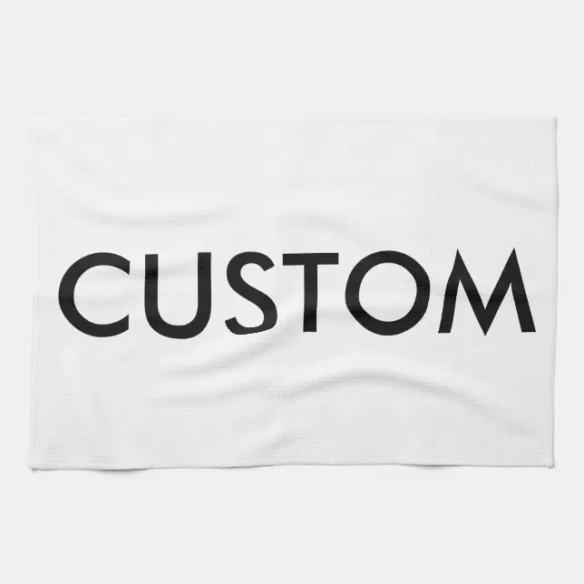 Custom Personalized Kitchen Towel Blank Template | Zazzle