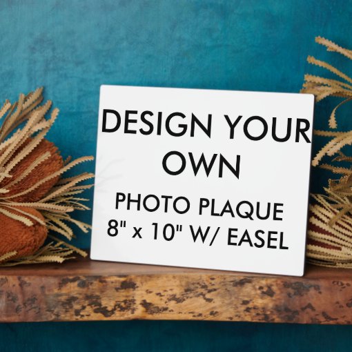Custom Personalized Large 10" x 8" Photo Plaque | Zazzle