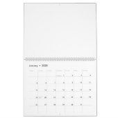 Custom Personalized Large 2-Page Calendar | Zazzle