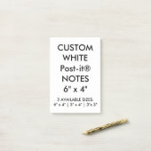 Custom Personalized Large 6" x 4" Post-it® Notes | Zazzle