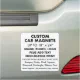 Custom Personalized LARGE SQUARE Car Magnet 7"x7" | Zazzle
