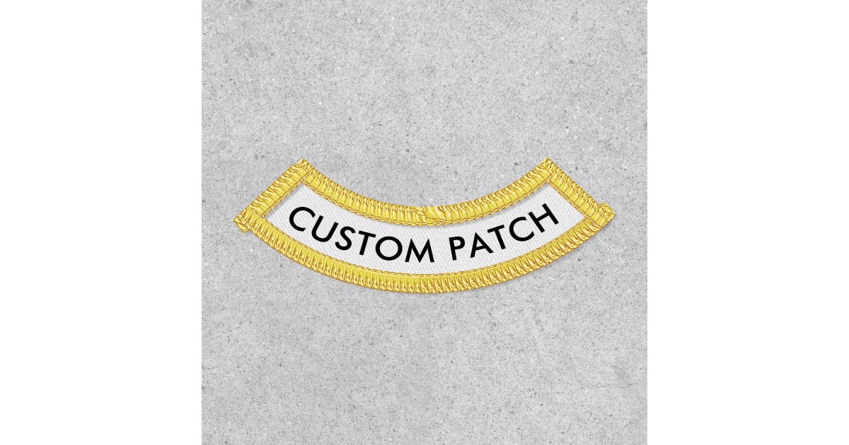 Custom Personalized LOWER ROCKER PATCH | Zazzle