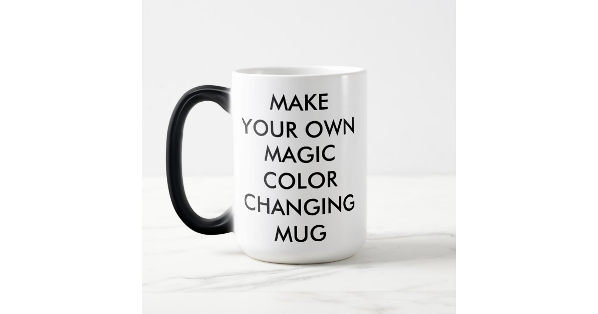 Custom Personalized Magic Color Changing Mug | Zazzle