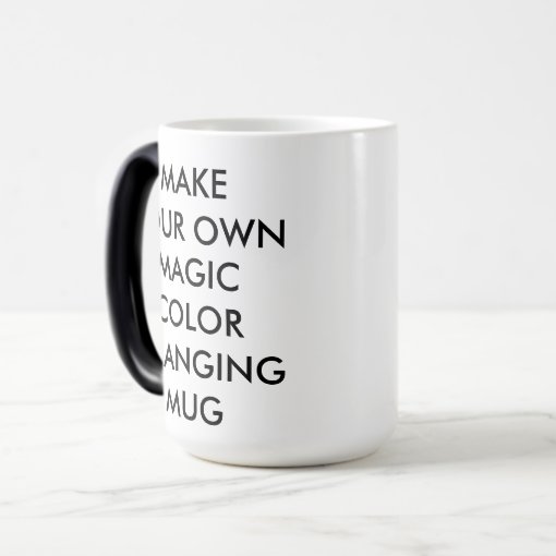 Custom Personalized Magic Color Changing Mug | Zazzle