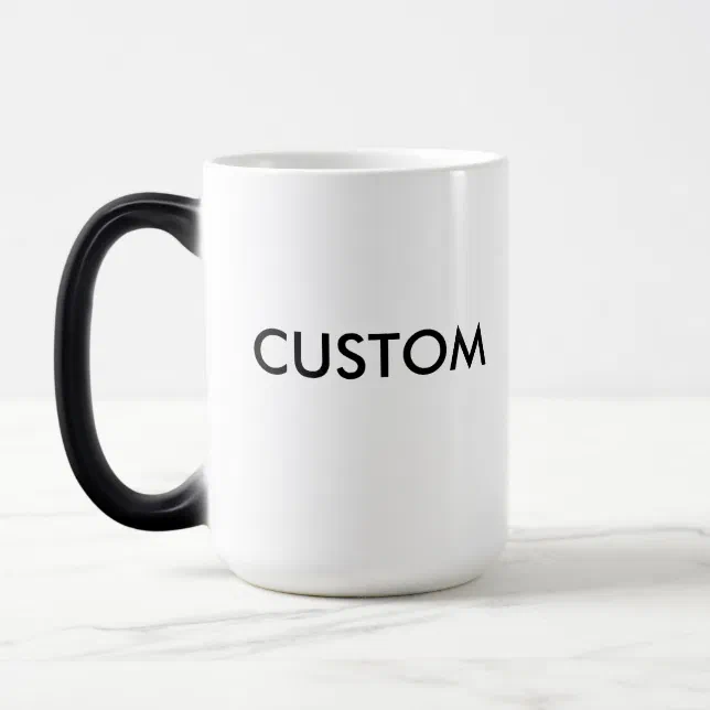 Custom Personalized Magic Mug Blank Template | Zazzle