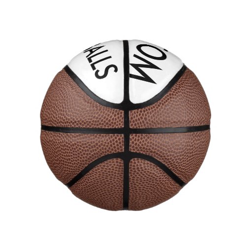 Custom Personalized Mini Basketball Blank Template | Zazzle