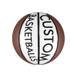 Custom Personalized Mini Basketball Blank Template | Zazzle