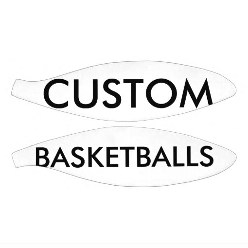 Custom Personalized Mini Basketball Blank Template | Zazzle