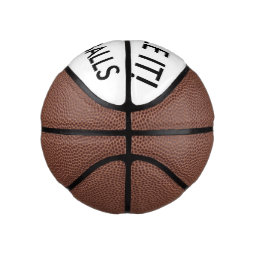 Custom Personalized Mini Basketball Blank Template | Zazzle