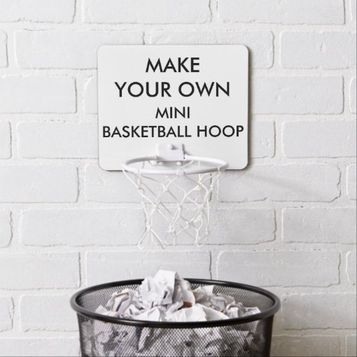 Custom Personalized Mini Basketball Hoop | Zazzle