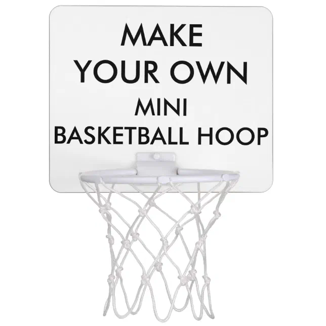 Custom Personalized Mini Basketball Hoop | Zazzle