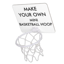 Custom Personalized Mini Basketball Hoop | Zazzle