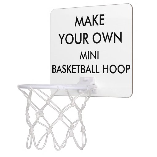 Custom Personalized Mini Basketball Hoop | Zazzle