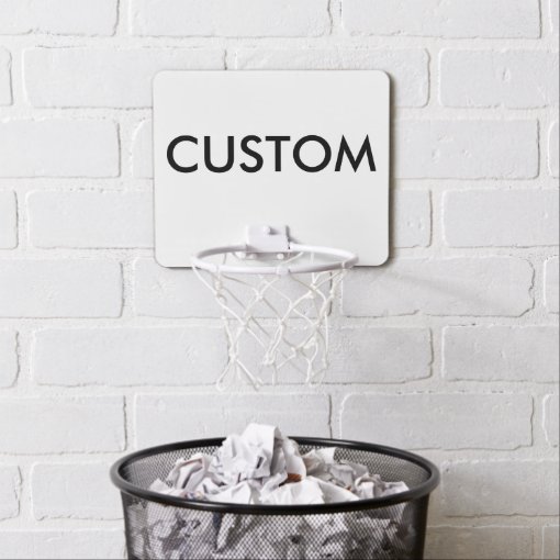 Custom Personalized Mini Basketball Hoop Blank | Zazzle