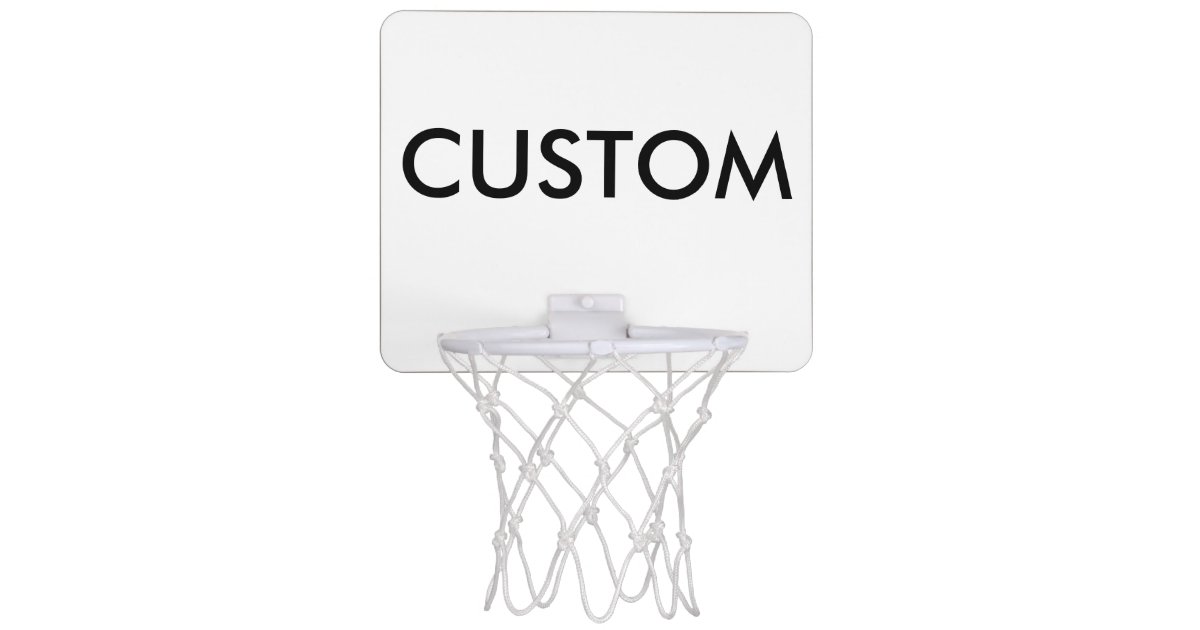 Custom Personalized Mini Basketball Hoop Blank | Zazzle
