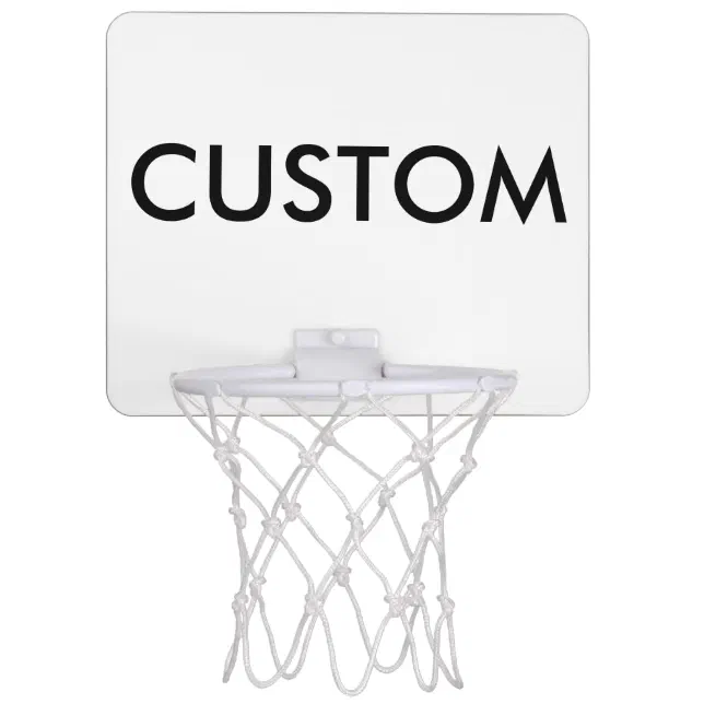 Custom Personalized Mini Basketball Hoop Blank | Zazzle