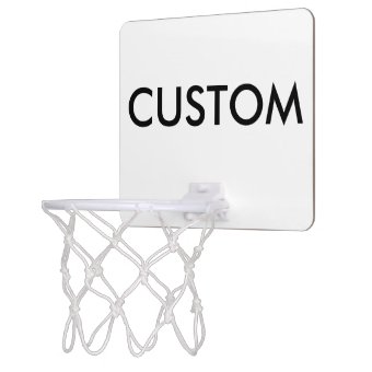 Custom Personalized Mini Basketball Hoop Blank | Zazzle