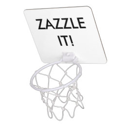 Custom Personalized Mini Basketball Hoop Blank | Zazzle