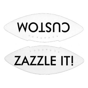 Custom Personalized Mini Football Blank Template | Zazzle