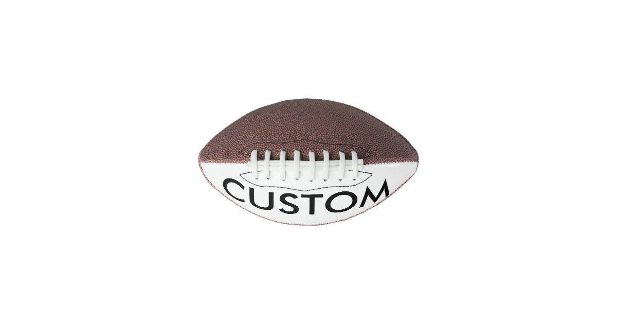 Custom Personalized Mini Football Blank Template | Zazzle