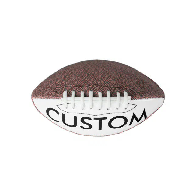 Custom Personalized Mini Football Blank Template | Zazzle