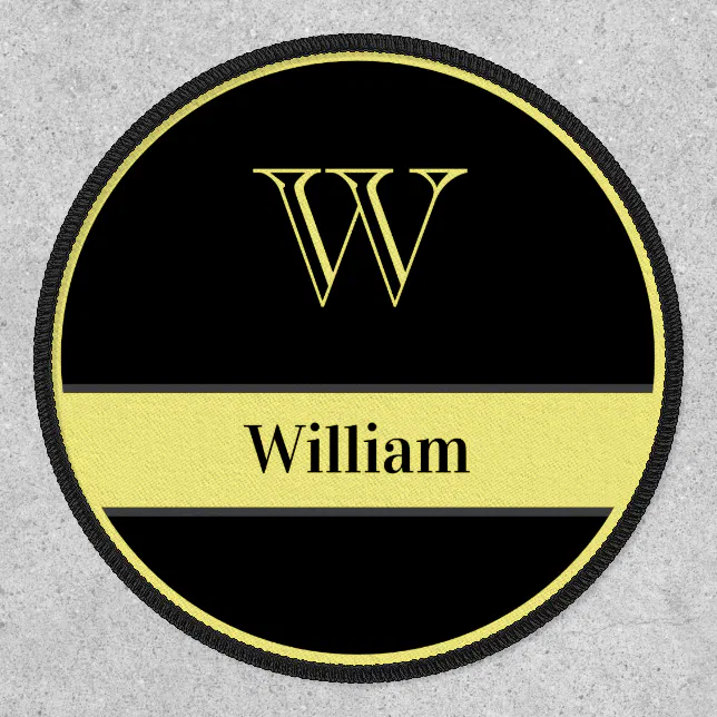 Custom Personalized Monogram And Name Patch | Zazzle