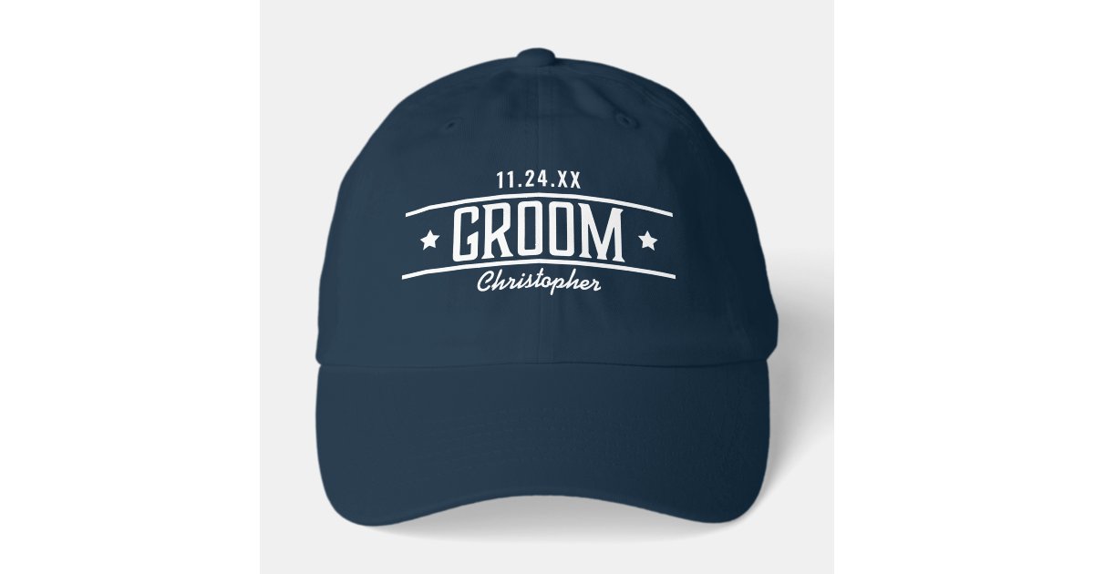 Custom Personalized Name Groom Hat | Zazzle