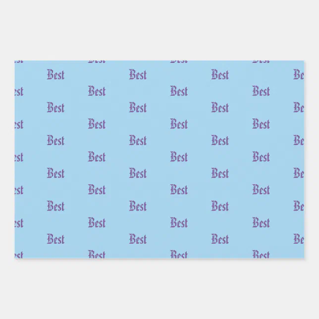 Custom Personalized Name Wrapping Paper Set | Zazzle