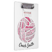 Custom Personalized Netball Coach Clipboard | Zazzle