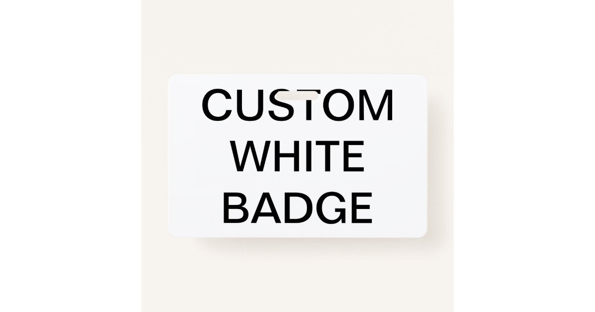 Custom Personalized OFFICE EVENT EXHIBITION BADGE | Zazzle