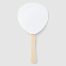 Custom Personalized PADDLE WEDDING FANS Template | Zazzle