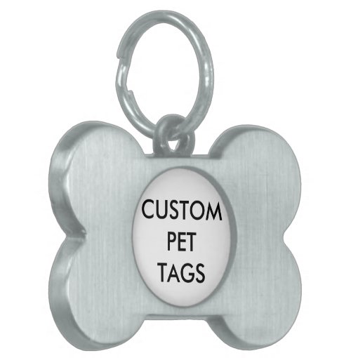 Custom Personalized Pet Dog Tag Blank Template | Zazzle