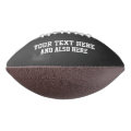 Custom Personalized Photo and Text Football | Zazzle