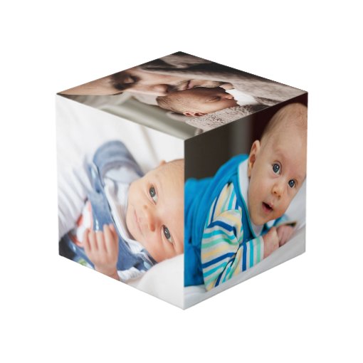 Custom Personalized Photo Cube | Zazzle