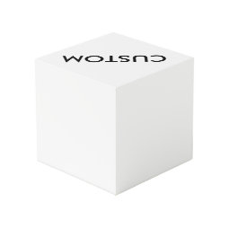 Custom Personalized Photo Cube Blank Template | Zazzle