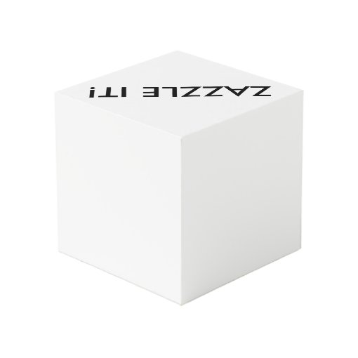 Custom Personalized Photo Cube Blank Template | Zazzle
