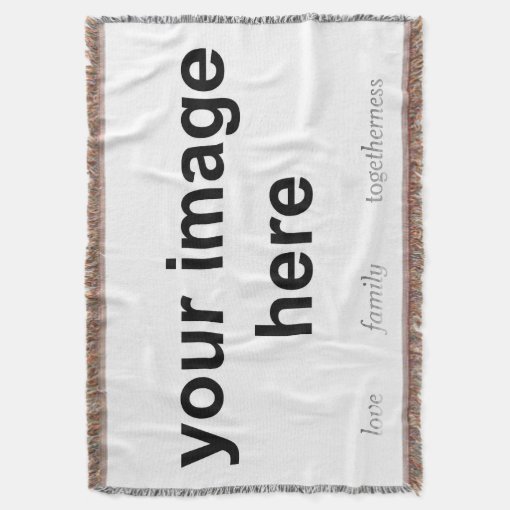 Custom Personalized Photo Throw Blanket | Zazzle