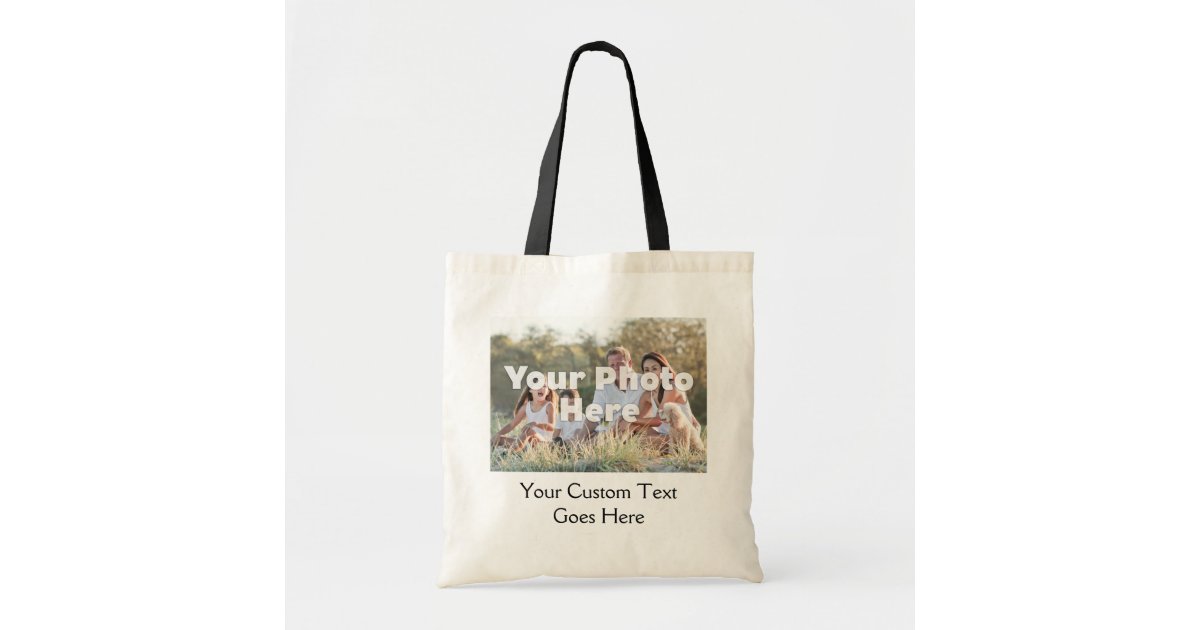 Custom Personalized Photo Tote Bags | Zazzle